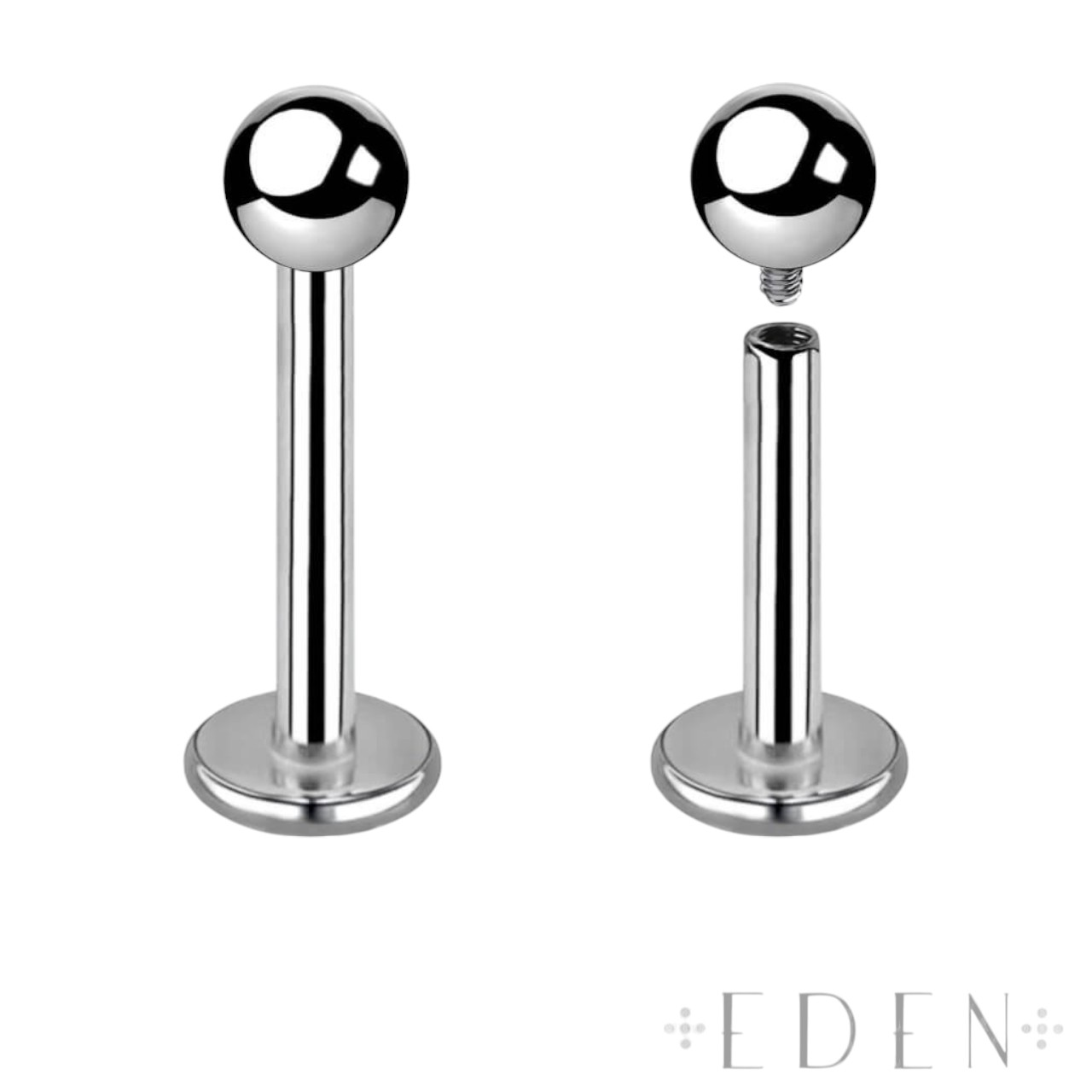 Titanium Internally Threaded Labrets | Eden